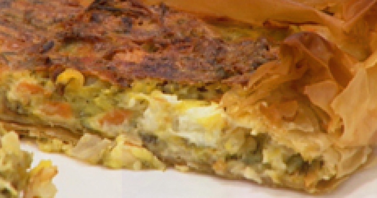 ΚΟΛΟΚΥΘΟΠΙΤΑ ΜΕ ΦΕΤΑ ΜΕ ΦΥΛΛΟ ΠΟΛΙΤΙΚΟ